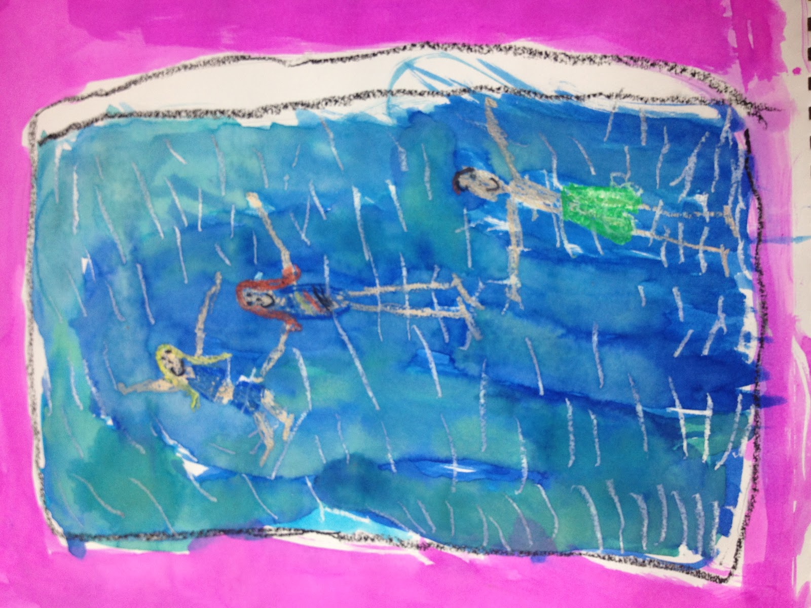 Artfully Me: Swimming Pool Art - David Hockney Inspired (lesson with ...